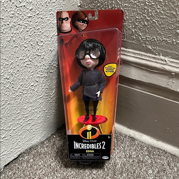 Disney | Toys | Disney Incredibles 2 Edna Doll Black And Red | Poshmark